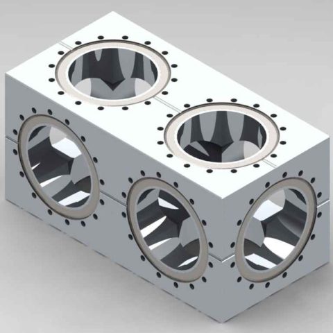 Bimetal CF-cubes - NTG